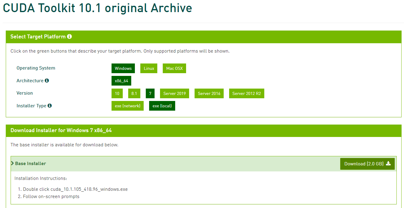 Pytorch环境安装【Python3.7+Anaconda3+CUDA10.1】_golab上配置python3.7 pytorch1.6-CSDN博客