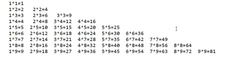 scala 打印乘法口诀表_用scala输出九九乘法表-CSDN博客