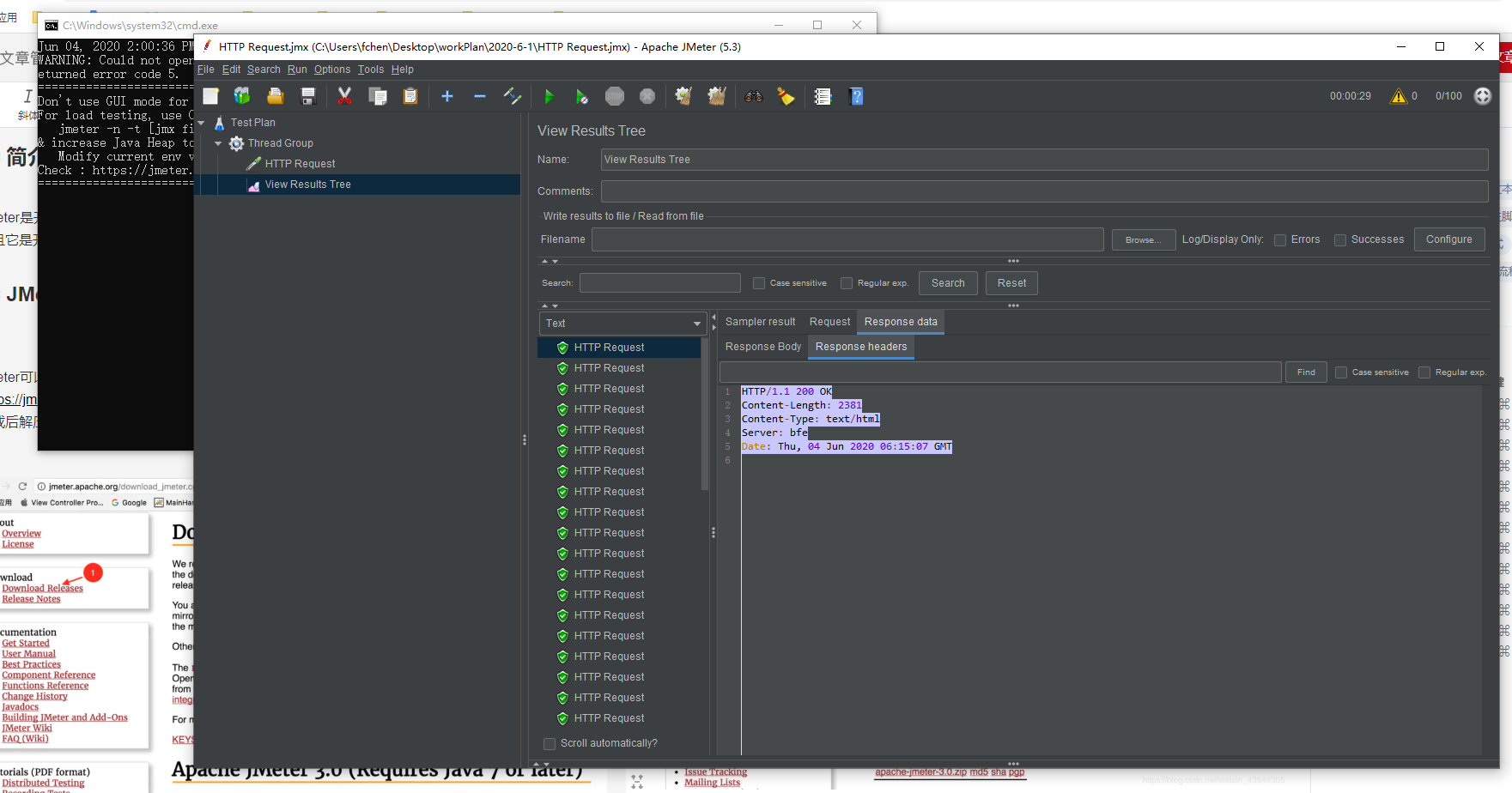 入门使用jmeter进行并发测试_jmeter loop count-CSDN博客