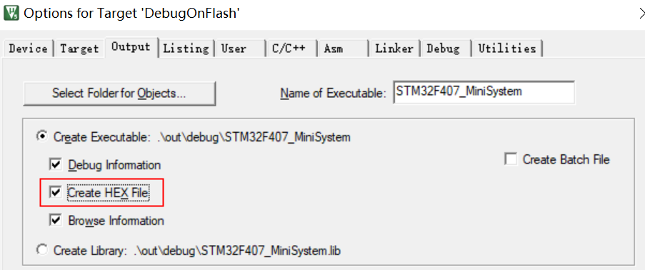 在KEIL中生成bin文件的方法_fromelf.exe在哪?-CSDN博客