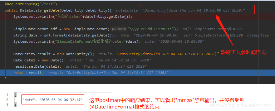 Jsonformat 和 Datetimeformat 时间格式化注解详解(不看血亏) Csdn博客