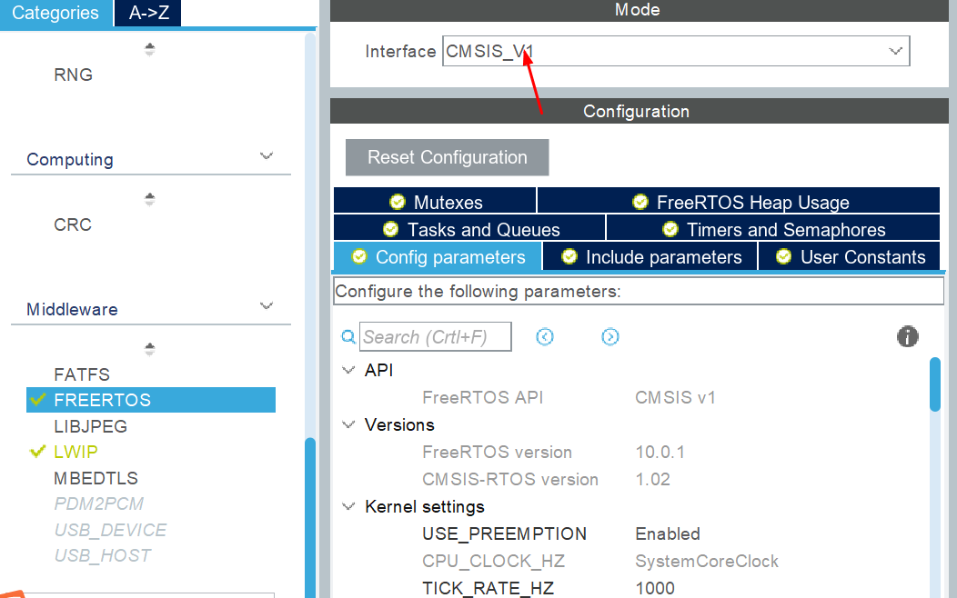 CubeMX创建系统工程：STM32F407+ LAN8720A + RMII + FreeRTOS + lwIP_stm32f407vet6 lan8720a-CSDN博客