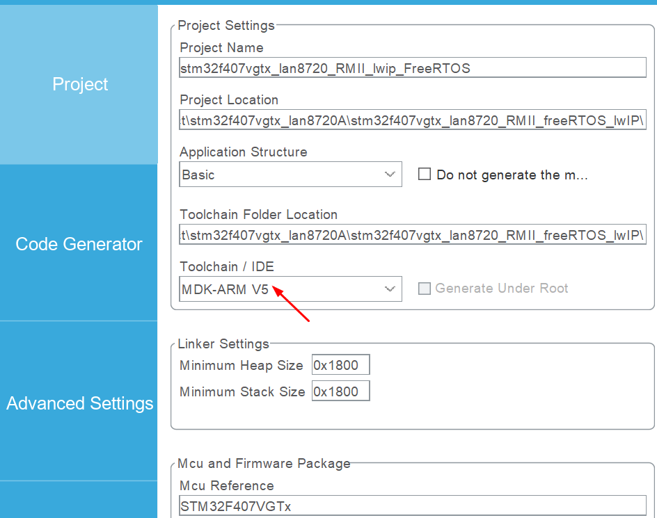 CubeMX创建系统工程：STM32F407+ LAN8720A + RMII + FreeRTOS + lwIP_stm32f407vet6 lan8720a-CSDN博客