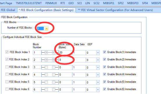 TMS570ls3137 之FEE使用_fee block number-CSDN博客