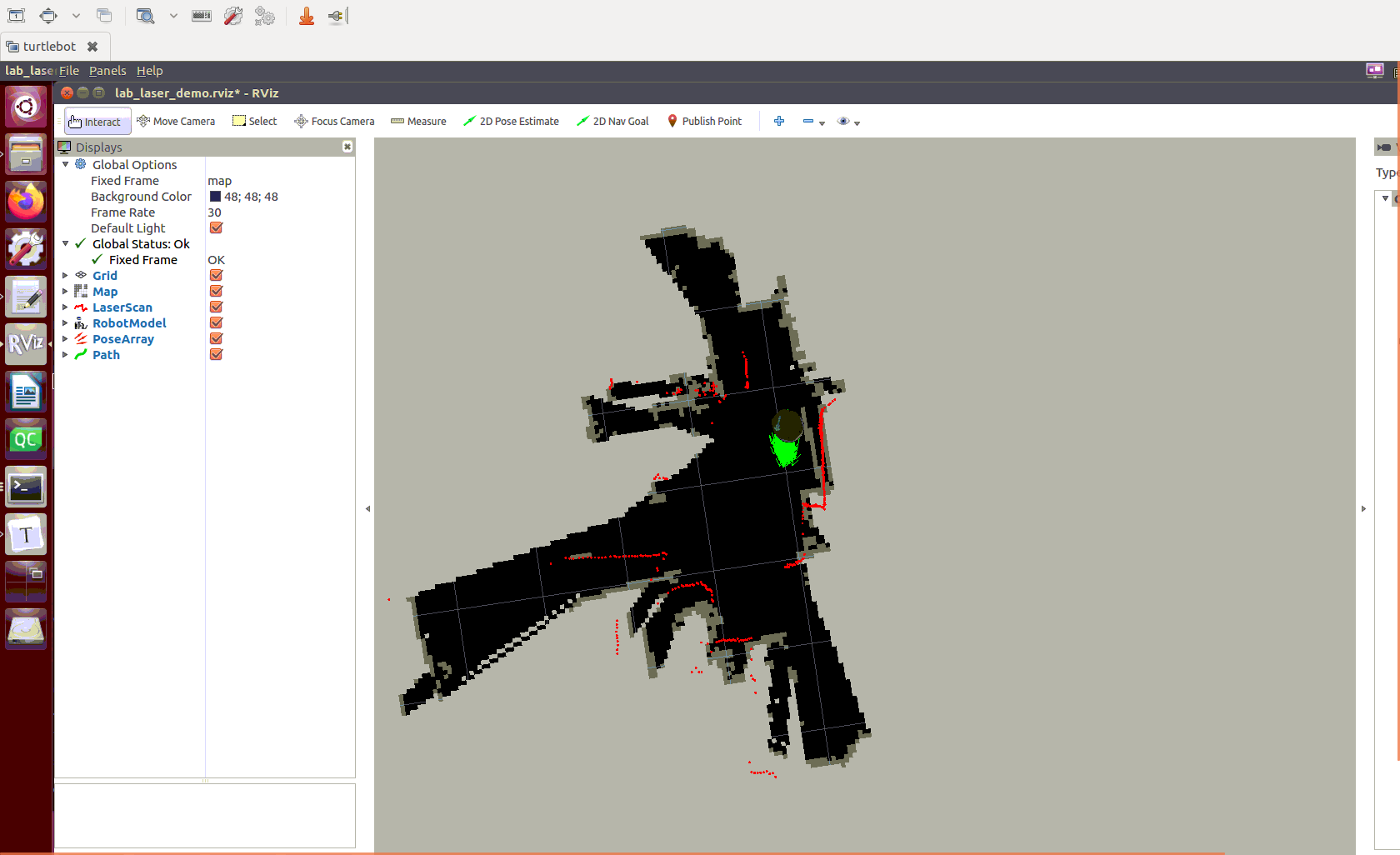 ROS 自定义地图加载和导航（turtlebot测试）_ros 加载地图-CSDN博客