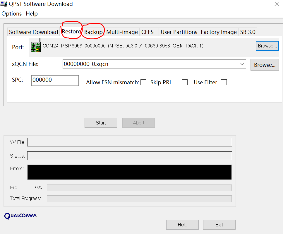Android QCN文件及备份和烧写_qfil qcn文件-CSDN博客