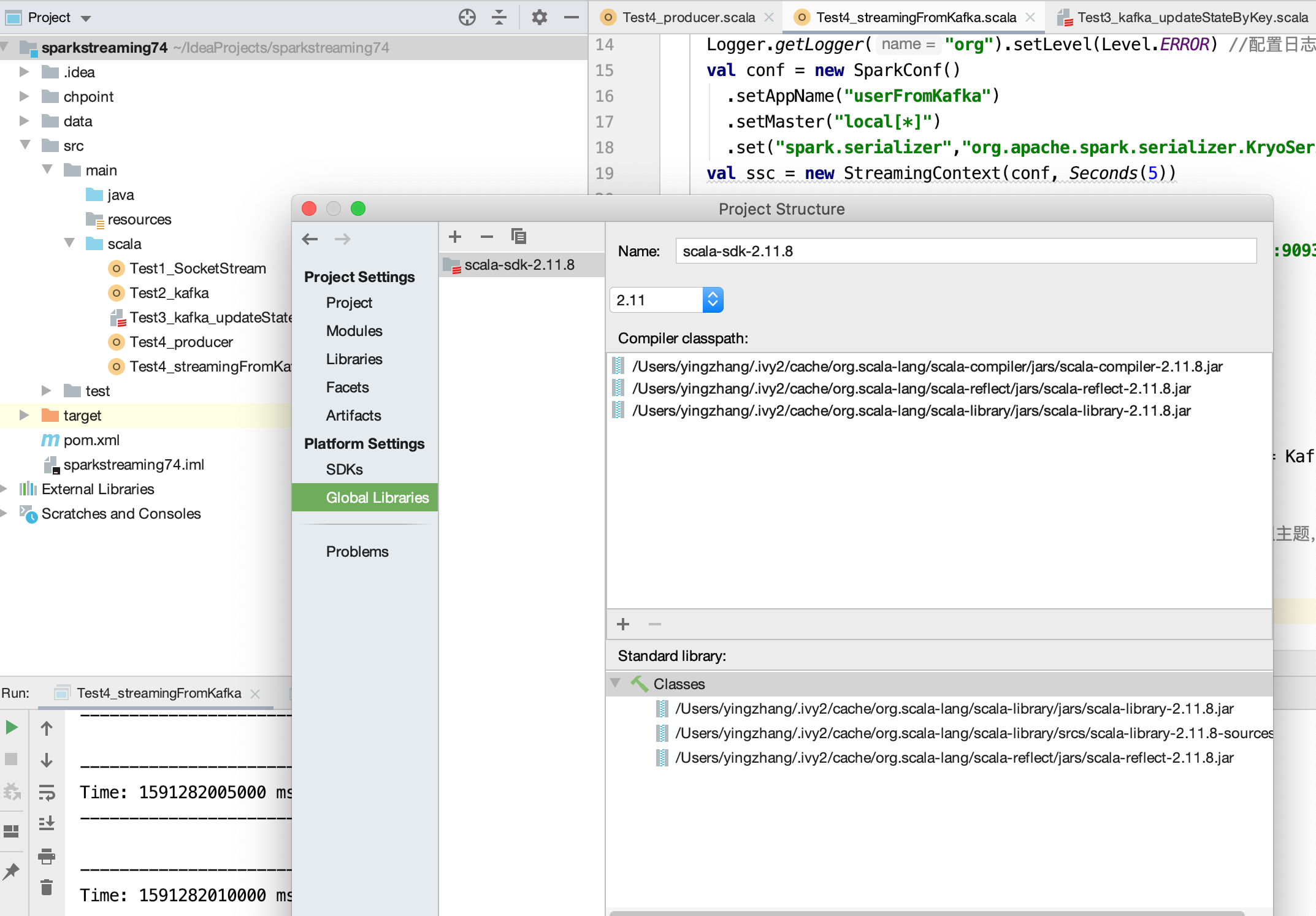 在idea中开发spark Streaming 整合 kafka要注意的版本问题_idea部署spark-streaming和kafka-CSDN博客