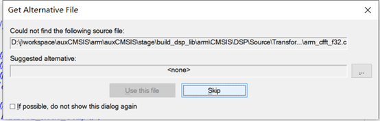IAR Get Alternative File Problems and Solutions - Programmer Sought