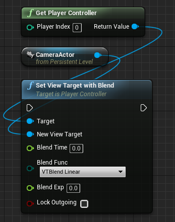 UE4 切换视角 set view target with blend-CSDN博客