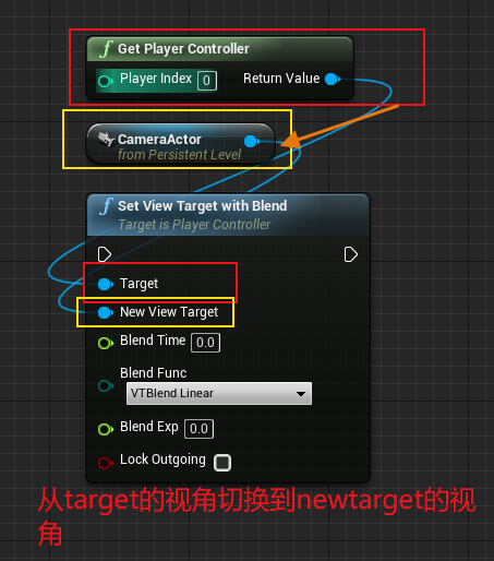 UE4 切换视角 set view target with blend-CSDN博客