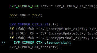 variable has incomplete type EVP_CIPHER_CTX(aka evp_chipher_ctx_st)-CSDN博客
