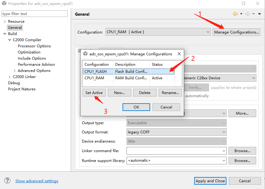 DSP一个程序如何实现RAM和Flash两种下载方式，CCS9-CSDN博客