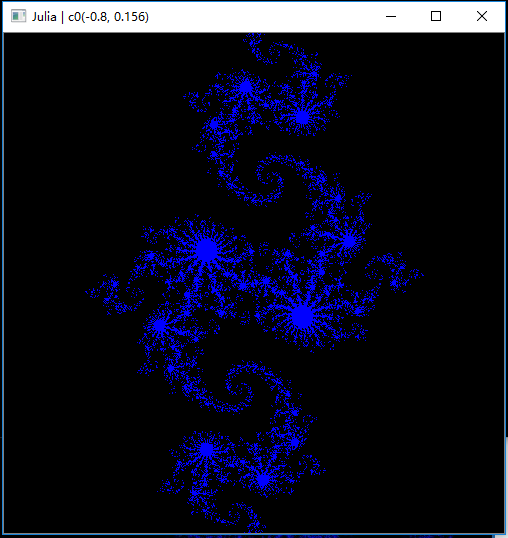 C++与openCV绘制Julia集合_茱莉亚集求解 c语言算法-CSDN博客