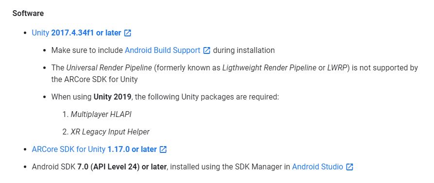 [踩坑记录]ARCore for Unity2019_android tools version 26.1.1下载-CSDN博客
