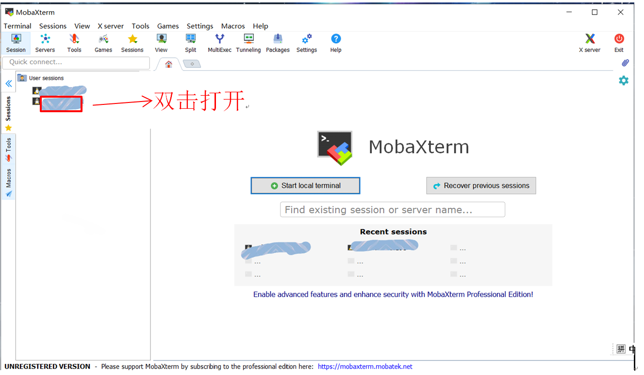 **MobaXterm基础操作**_mobaxterm login as-CSDN博客