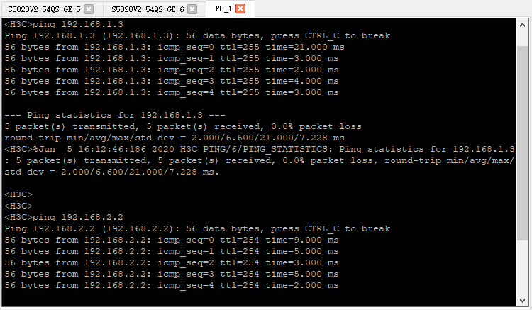 【H3C模拟器】基于端口VLAN的交换机配置实验（同一vlan互通和不同vlan互通）_h3c同一交换机vlan互通-CSDN博客