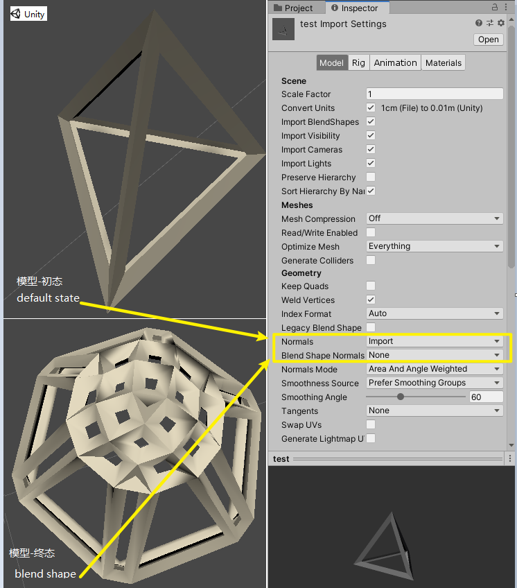 [Unity] BlendShape模型的法线信息_unity blendshpe会影响法线吗-CSDN博客