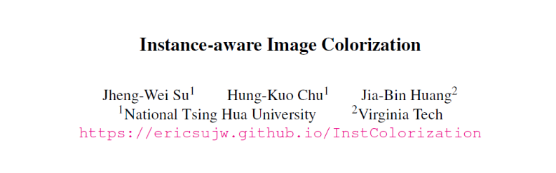 CVPR2020-图像着色新网络InstColorization | Instance-aware Image Colorization-CSDN博客
