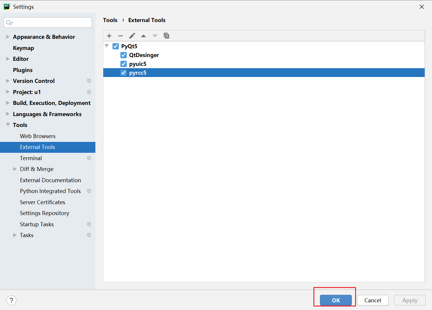 安装PyQt5和相应的pycharm设置和在pycharm验证PyQt安装是否成功_怎么验证pyqt5安装好了-CSDN博客