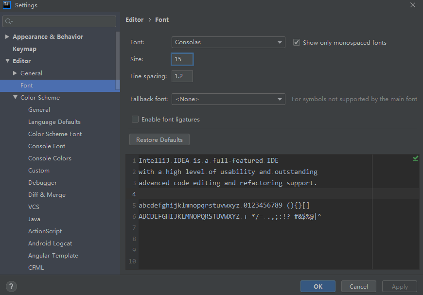 Modify The Basic Settings Of Font Size Color And Coding Format In Sts Programmer Sought 