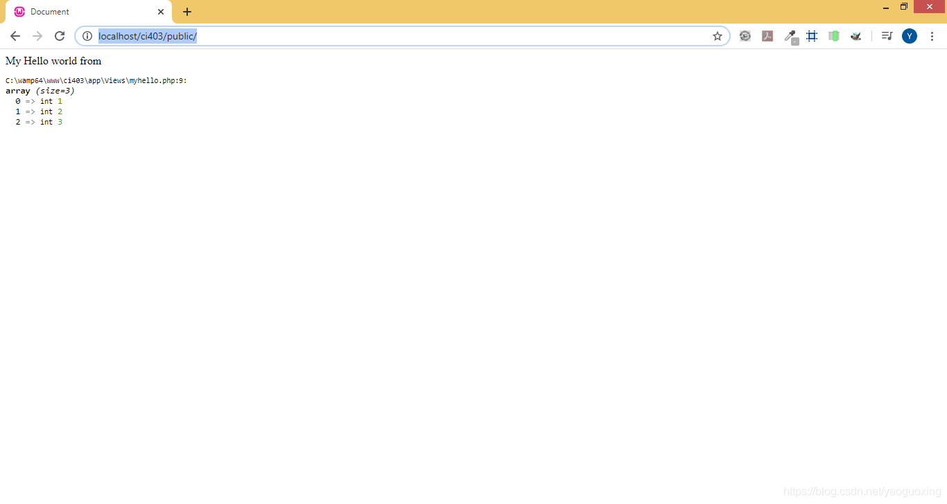 Codeigniter 4基础教程(1) Wampcodeigniter 4以及helloworldcodeigniter4项目启动 Csdn博客