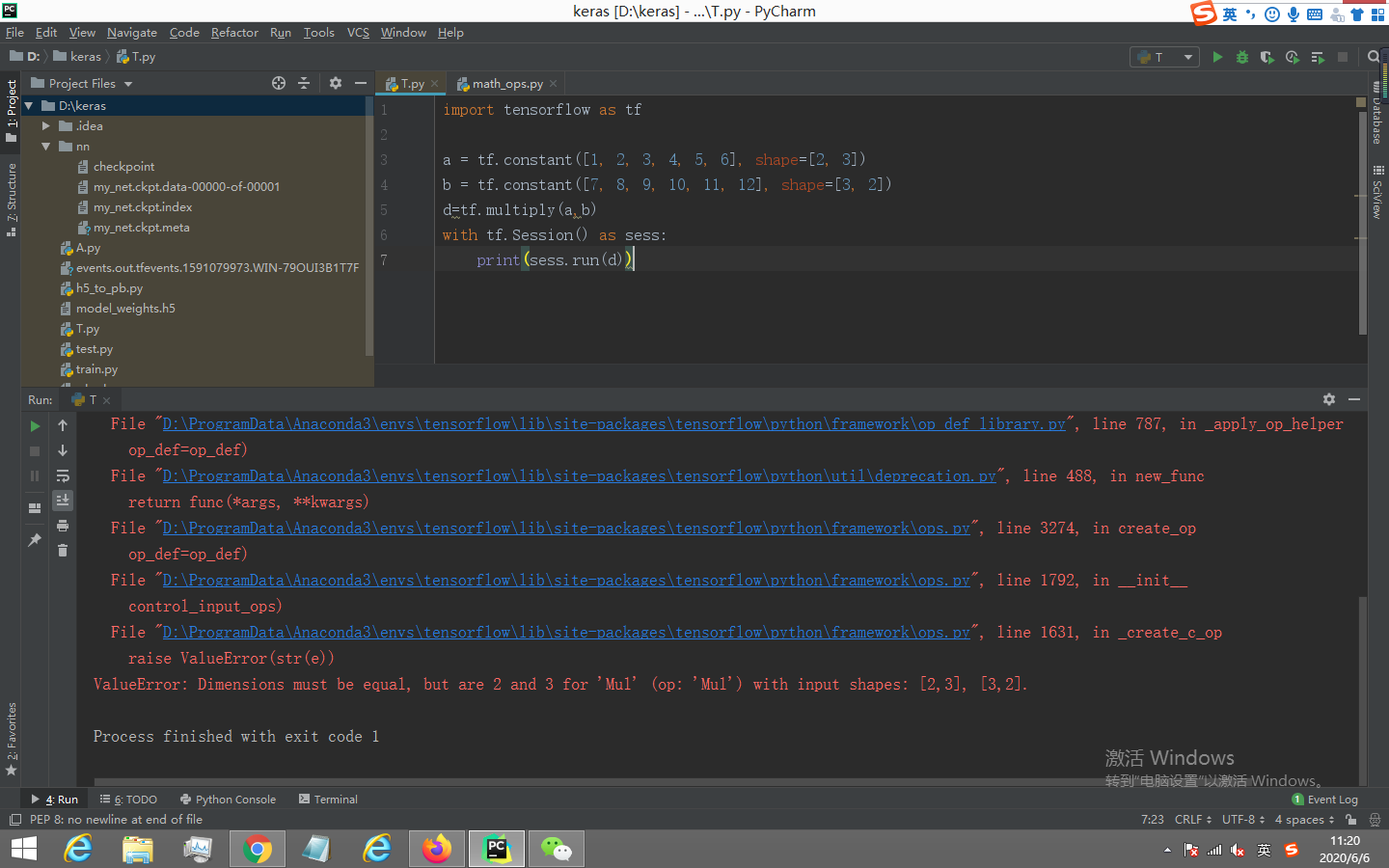 tensorflow教程之tf.matmul(a,b)的用法，一次性植入你的大脑_tensorflow matmul-CSDN博客