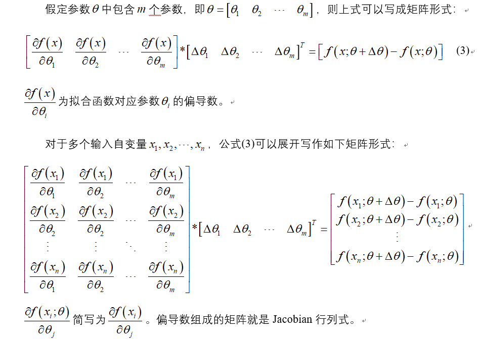 非线性最小二乘法曲线拟合非线性最小二乘拟合 Csdn博客 