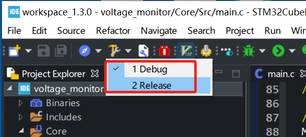 STM32学习笔记 —— STM32CubeIDE新建工程_targeted binary type-CSDN博客
