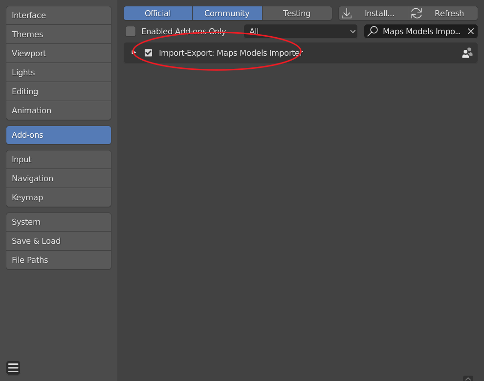 Blender软件使用Maps Models Importer插件导入Google地图3d模型（非常简单）_mapsmodel-CSDN博客