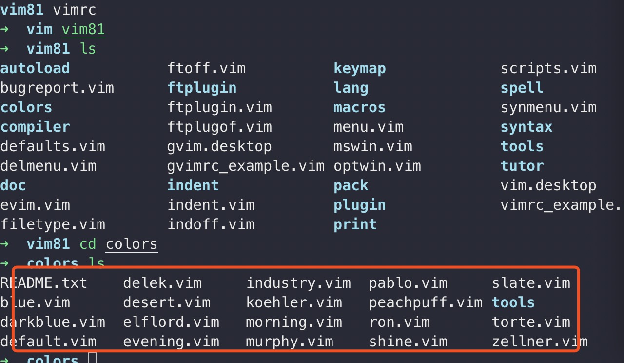 MAC下的 vim 代码高亮配置_mac vim 代码高亮-CSDN博客
