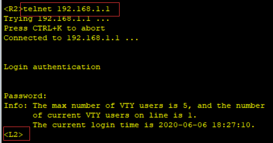 在eNSP中配置telnet远程登录_ensptelnet远程登录-CSDN博客