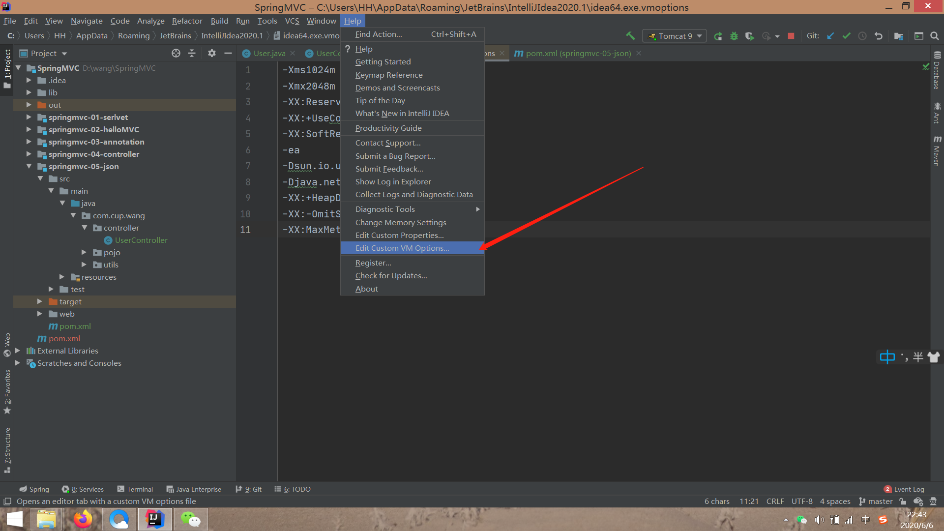 idea打开项目不运行，过一会就显示Low Memory，The IDE is running low on memory and this might affect performance ...