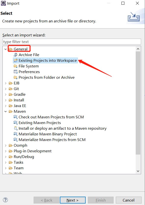 Eclipse导入项目出现No projects are found to import、中文乱码等问题-CSDN博客
