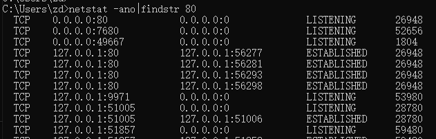 windows下，在cmd中查看端口占用、进程PID、杀死进程_cmd pid-CSDN博客