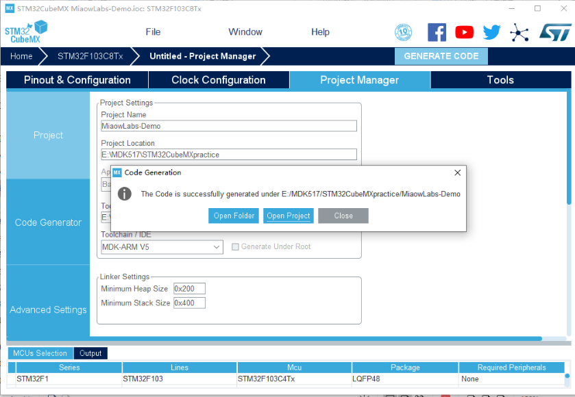STM32Cube生成工程时出现问题解决！_but mdk - arm v5project generation have a problem-CSDN博客