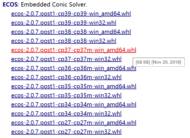 cvxopt、cvxpy安装过程及注意事项_cvxopt cvxpy-CSDN博客