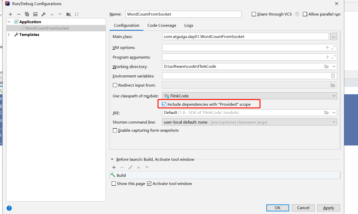 新建flink项目，出现ClassNotFoundException异常_Hi Xiu Hui的博客-CSDN博客