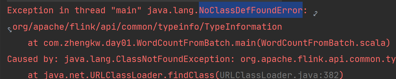 java.lang.ClassNotFoundException: org.apache.flink.api.common.typeinfo.TypeInformation-CSDN博客