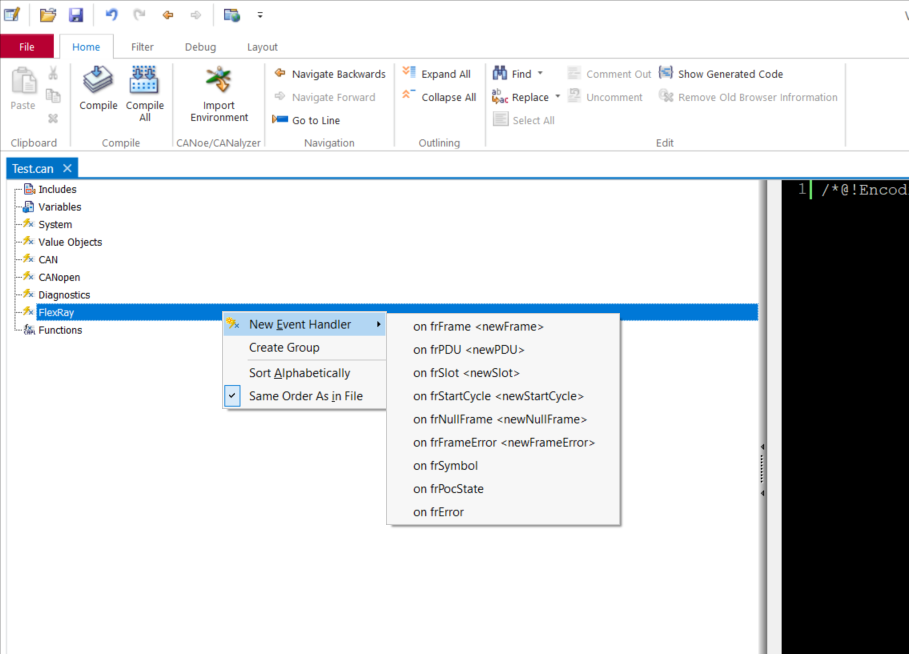 CAPL General Event Procedures (1) - Programmer Sought