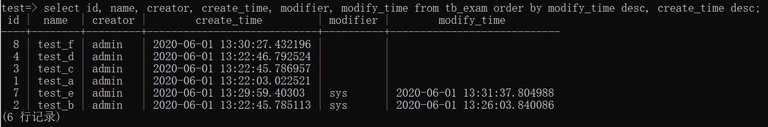 postgresql多列综合排序_pgsql 多字段排序-CSDN博客