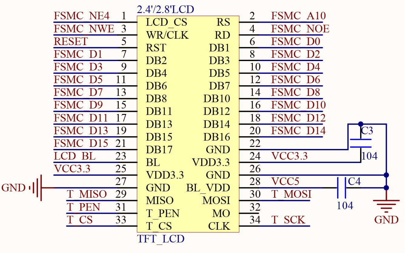 STM32 利用cubemx配置正点原子4.3寸TFT-LCD 驱动芯片NT35510_nt35510 pin脚图-CSDN博客