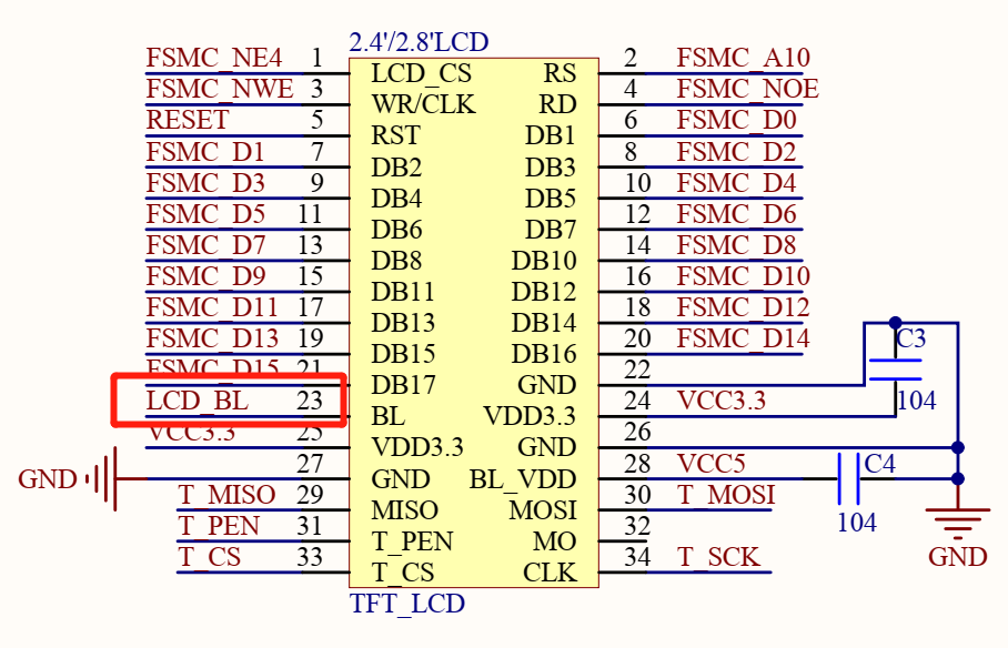 STM32 利用cubemx配置正点原子4.3寸TFT-LCD 驱动芯片NT35510_nt35510 pin脚图-CSDN博客