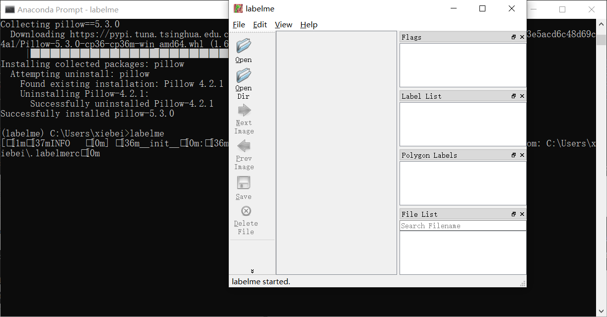 Labelme安装教程（Windows系统）_ubuntu里labelme怎么激活-CSDN博客