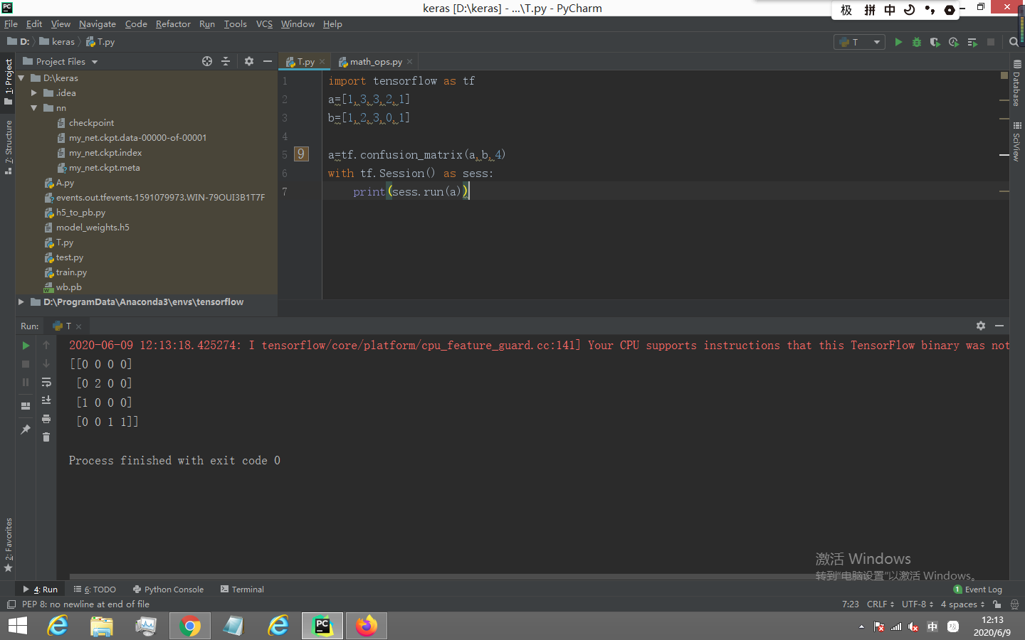tensorflow教程之tf.confusion_matrix()用法全方位解析-CSDN博客