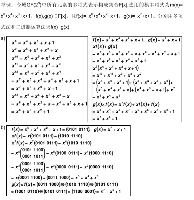 在有限域gf2n下求多项式乘法 Python代码实现gf2n有限域上的计算。 Csdn博客 