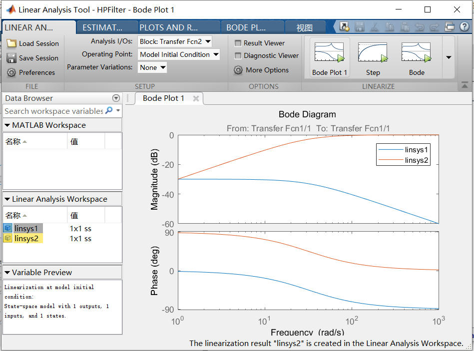 Matlab中用Simulink快速画Bode图及 .m 文件画Bode图_simulink扫频画bode图-CSDN博客