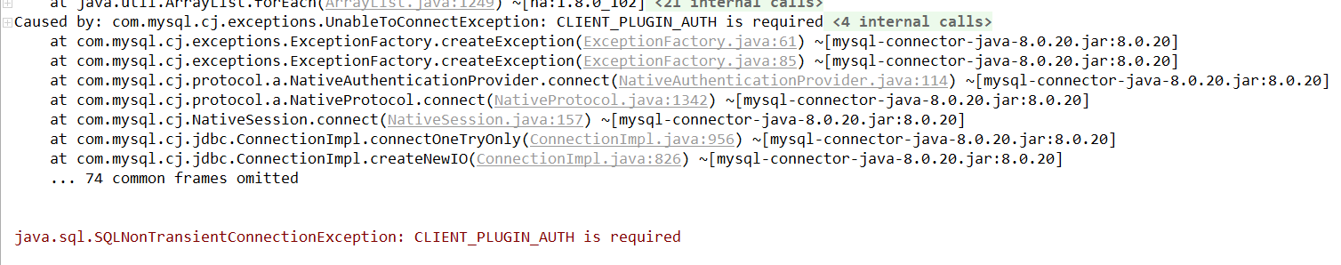 CLIENT_PLUGIN_AUTH is required 问题解决_client plugin auth-CSDN博客