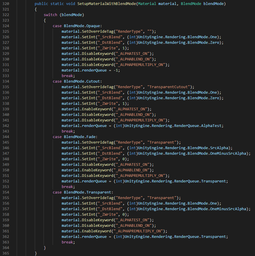 [unity][通过代码]修改材质的RenderingMode_unty材质代码-CSDN博客