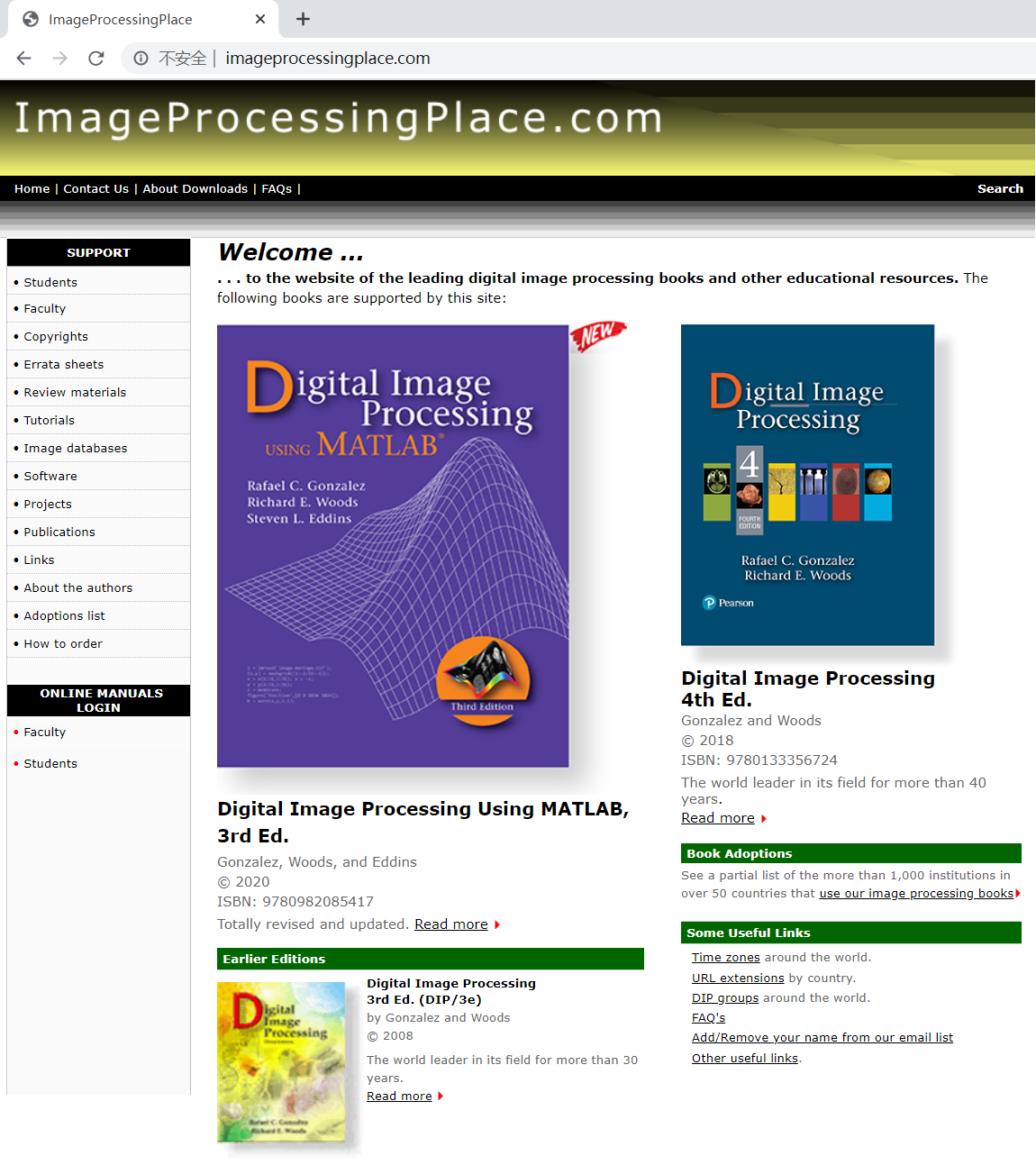 数字图像处理 冈萨雷斯 第三版 书中配套图片下载地址_数字图像处理这本书中的实例照片在哪下载-CSDN博客