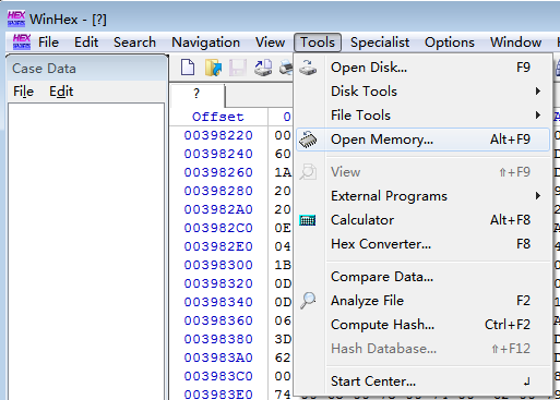 使用WinHex搜索一个进程中的文本图解_winhex搜索16进制-CSDN博客